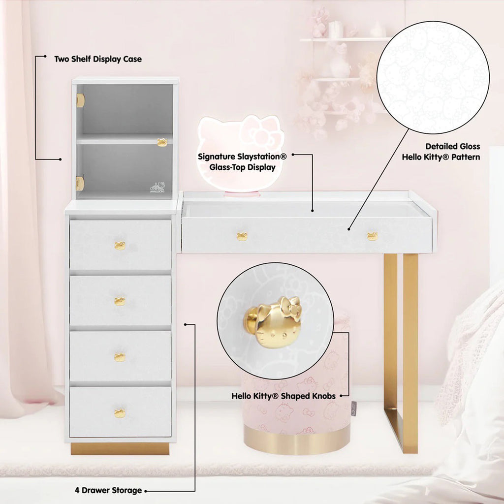 Hello Kitty Vanity Table Set – MissionFurniture